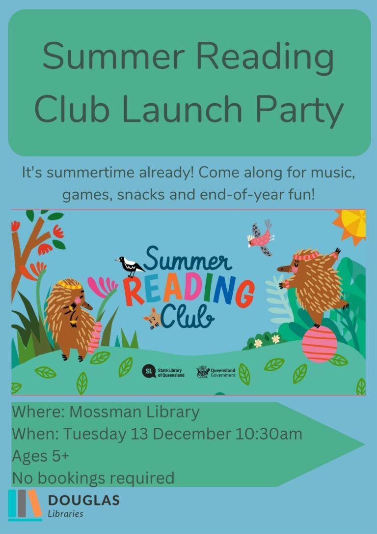 Summer Reading Club Launch Party - Douglas Shire Council
