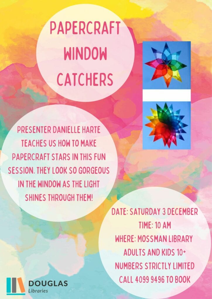 PaperCraft Window Catchers - Douglas Shire Council