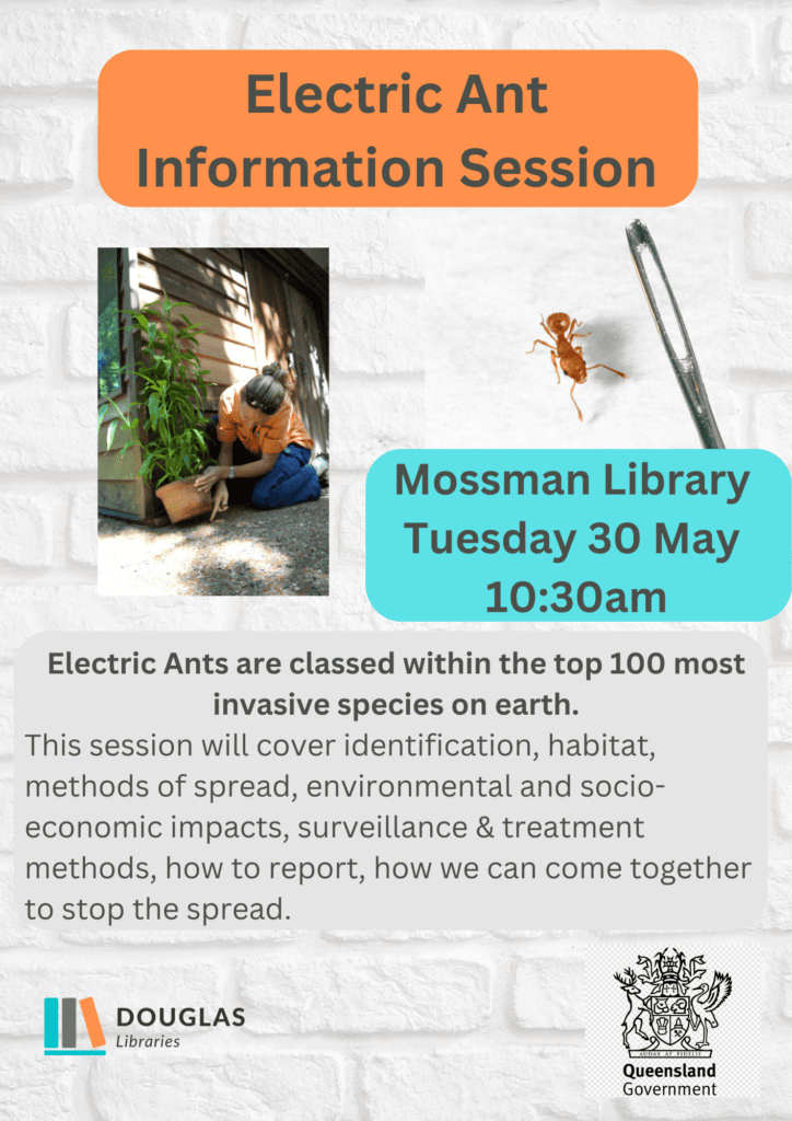 Electric Ant Information Session - Douglas Shire Council