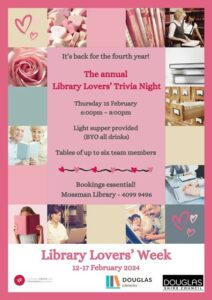 Library Lovers Trivia Night 2024 - Douglas Shire Council