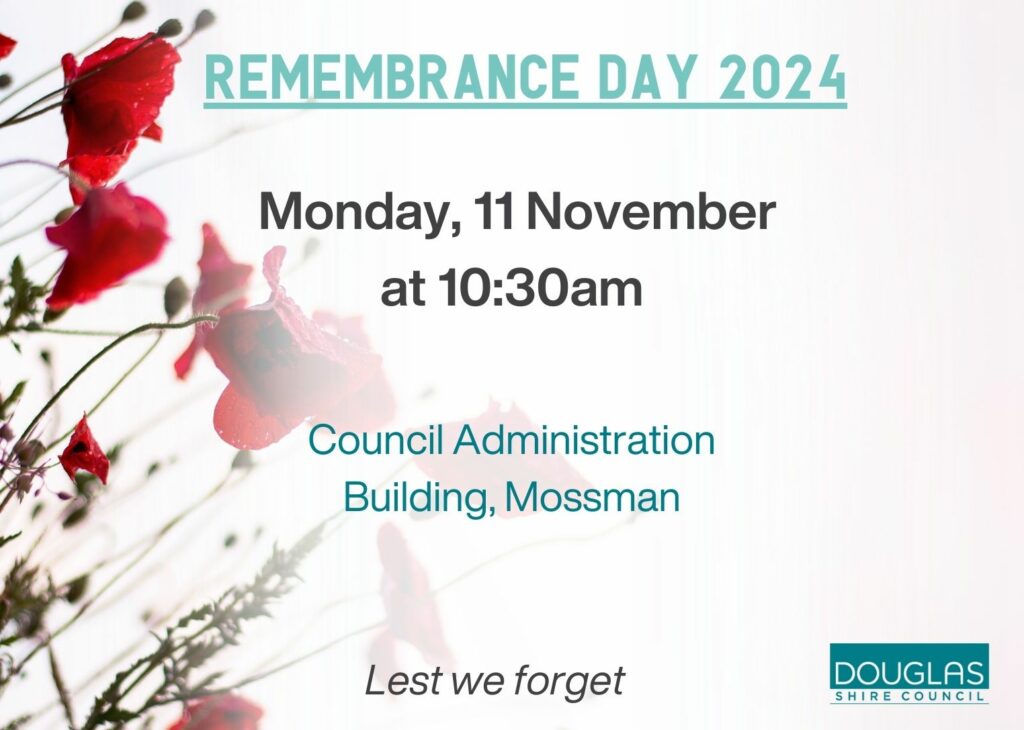 Douglas Shire Remembrance Day Service 2024 - Douglas Shire Council