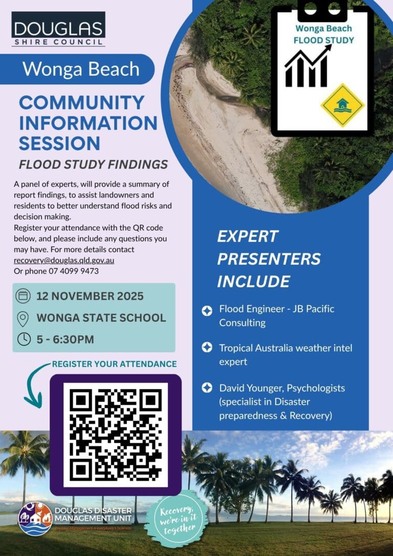 Wonga Beach Flood Study Finding Community Information Session - Douglas ...