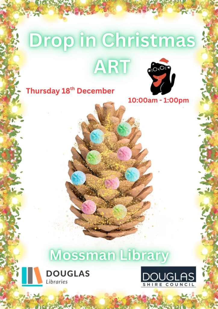 Mossman Library | Drop in Christmas Art - Douglas Shire Council